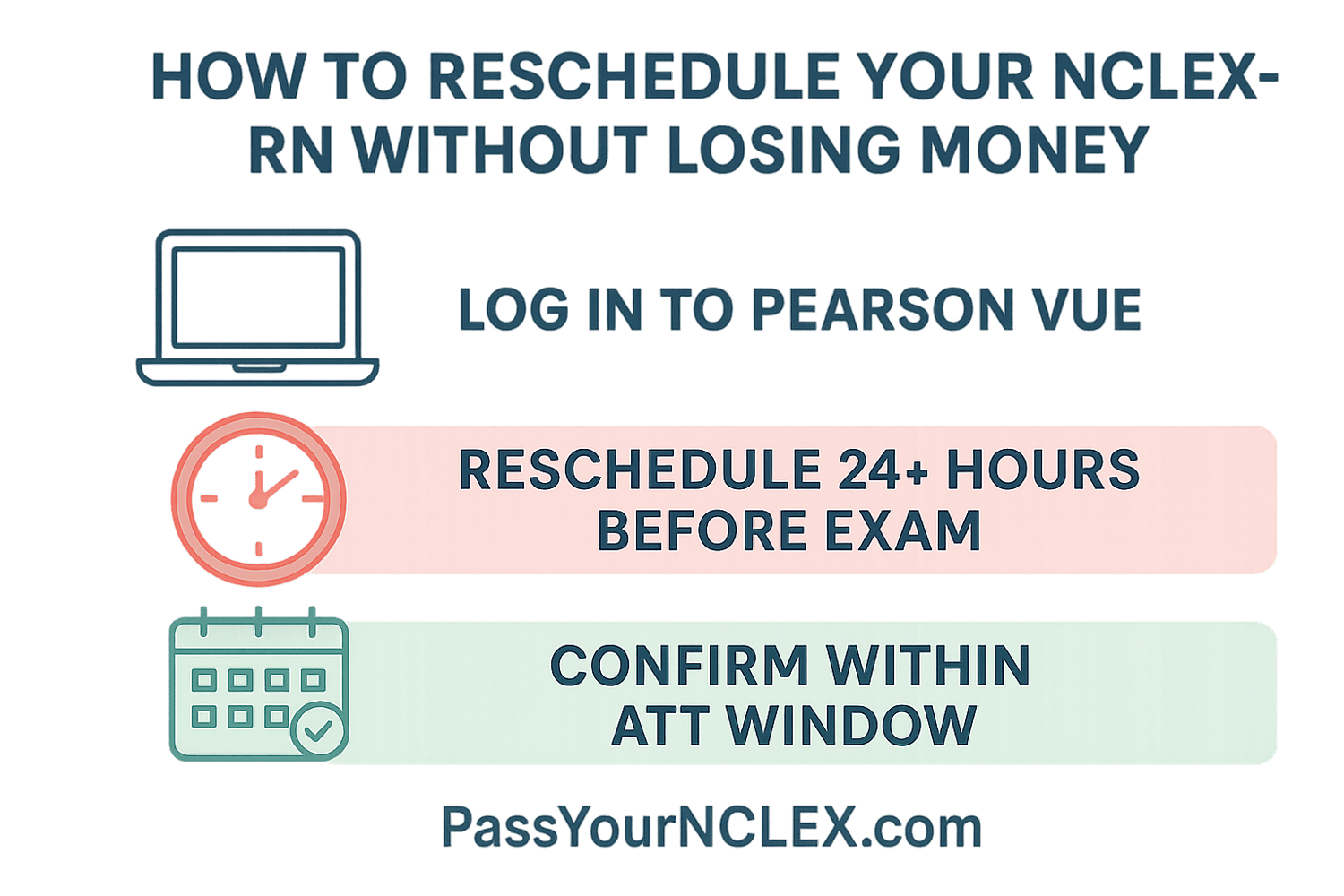 How to Reschedule Your NCLEX-RN Exam Without Losing Money