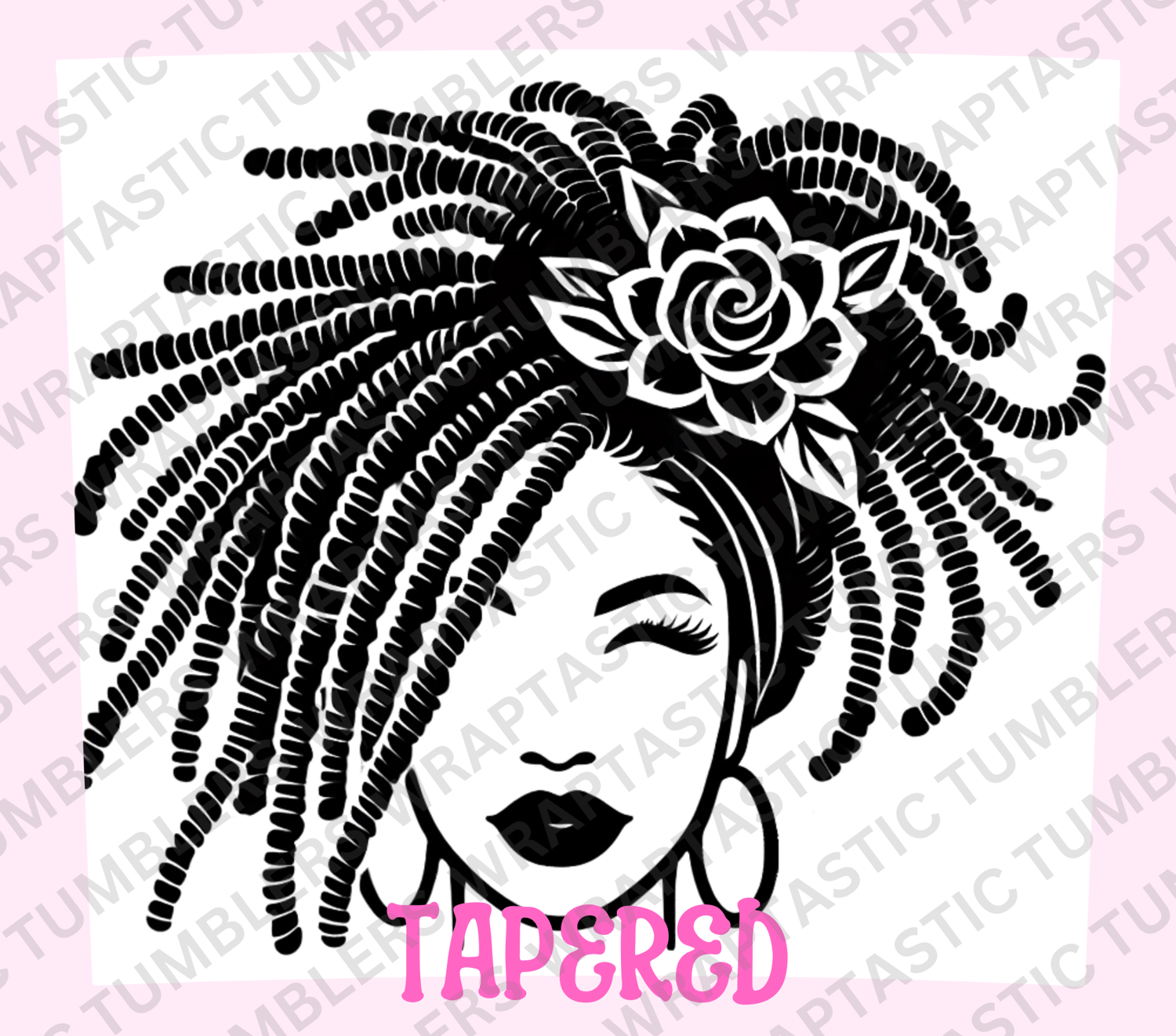 Girl With Locs Svg Loc'd and Loaded Svg Tumbler Wrap Dreadlocks Png ...