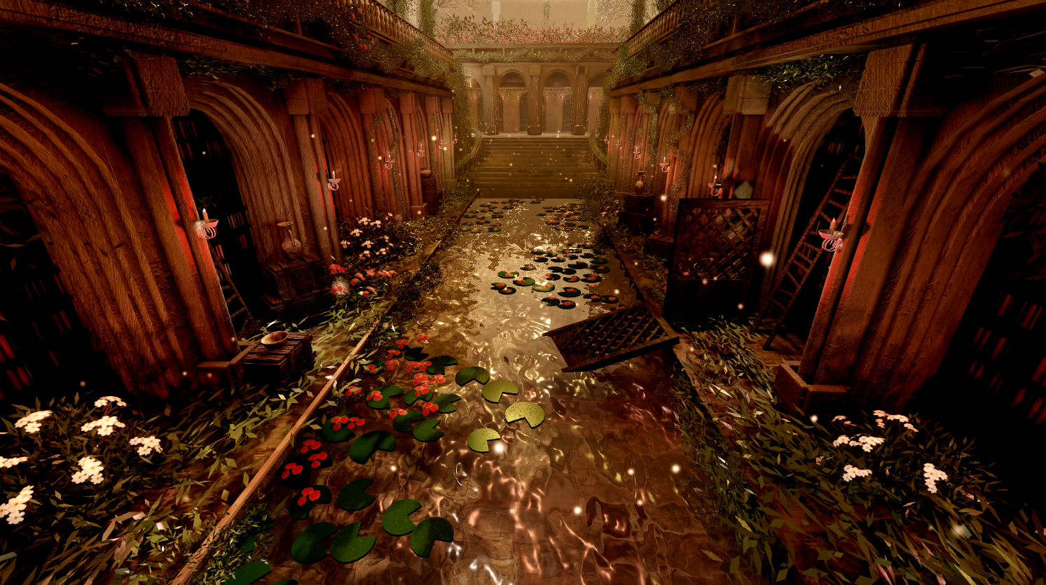 [LUXURY] Royal Grand Library Archive Hall – Roblox Fantasy RPG Map