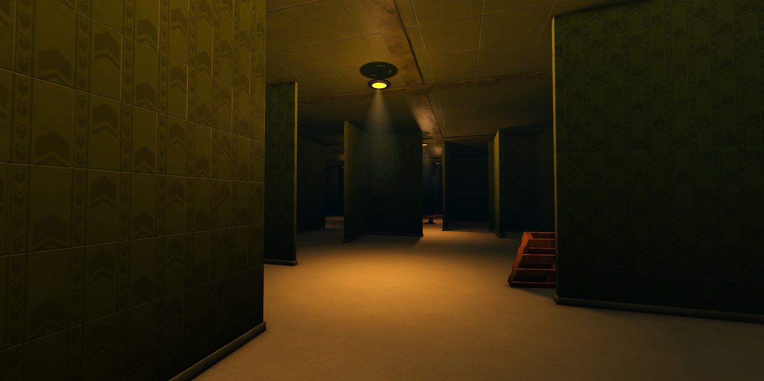 Roblox Realistic Backrooms Maze Map
