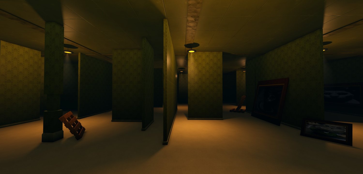 Roblox Realistic Backrooms Maze Map