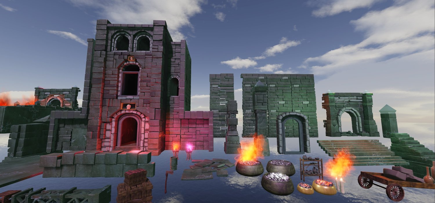 [ADVANCED] Roblox Fantasy RPG Dungeon Modular Assets Pack
