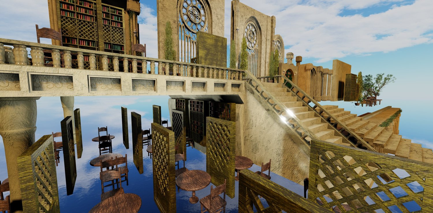 [ULTIMATE] Royal Grand Library Roblox Modular Assets & Building Pack
