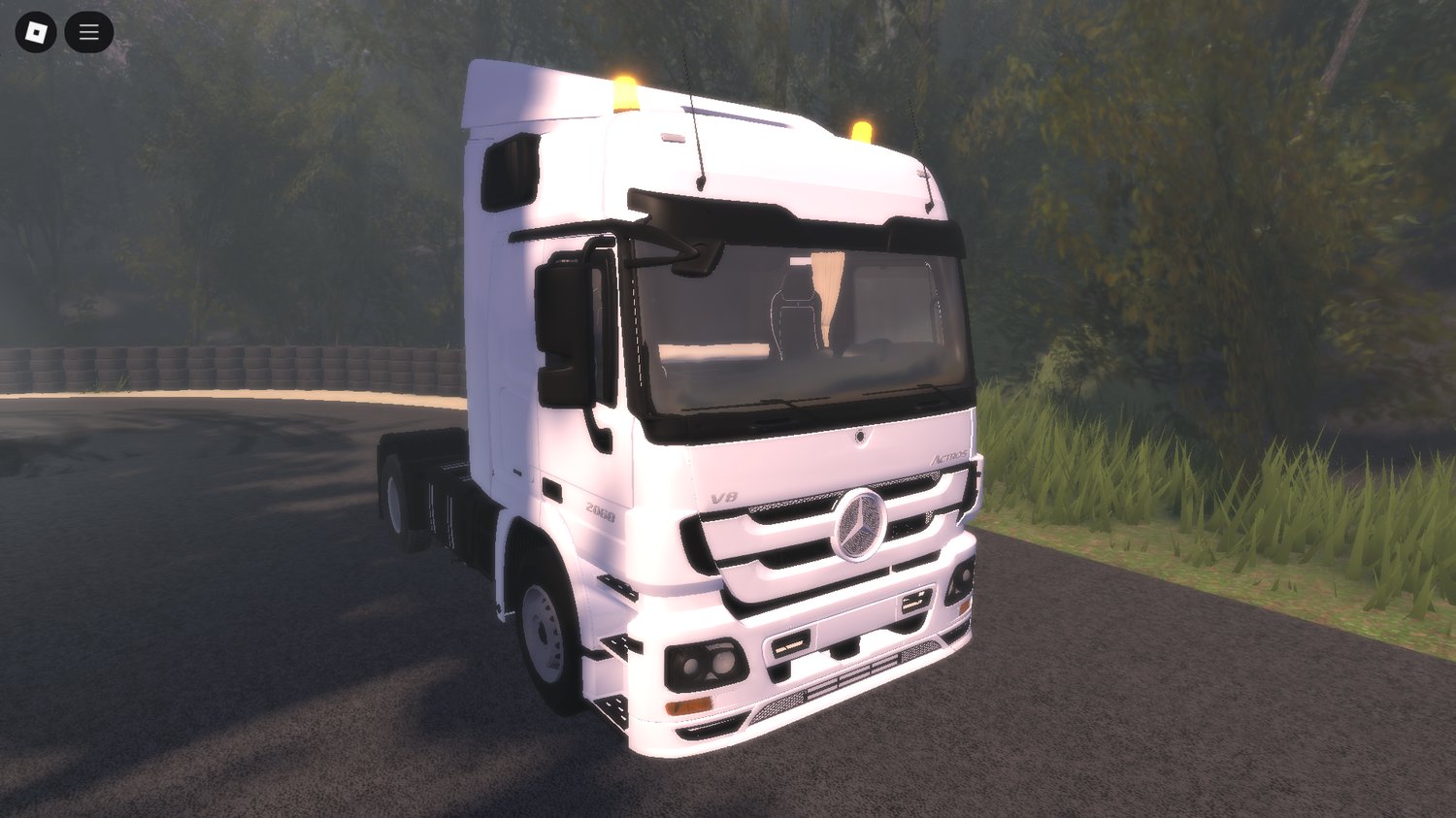 FREE Mercedes-Benz Actros 2 2019 –Truck with Sleeper Cabin for Roblox