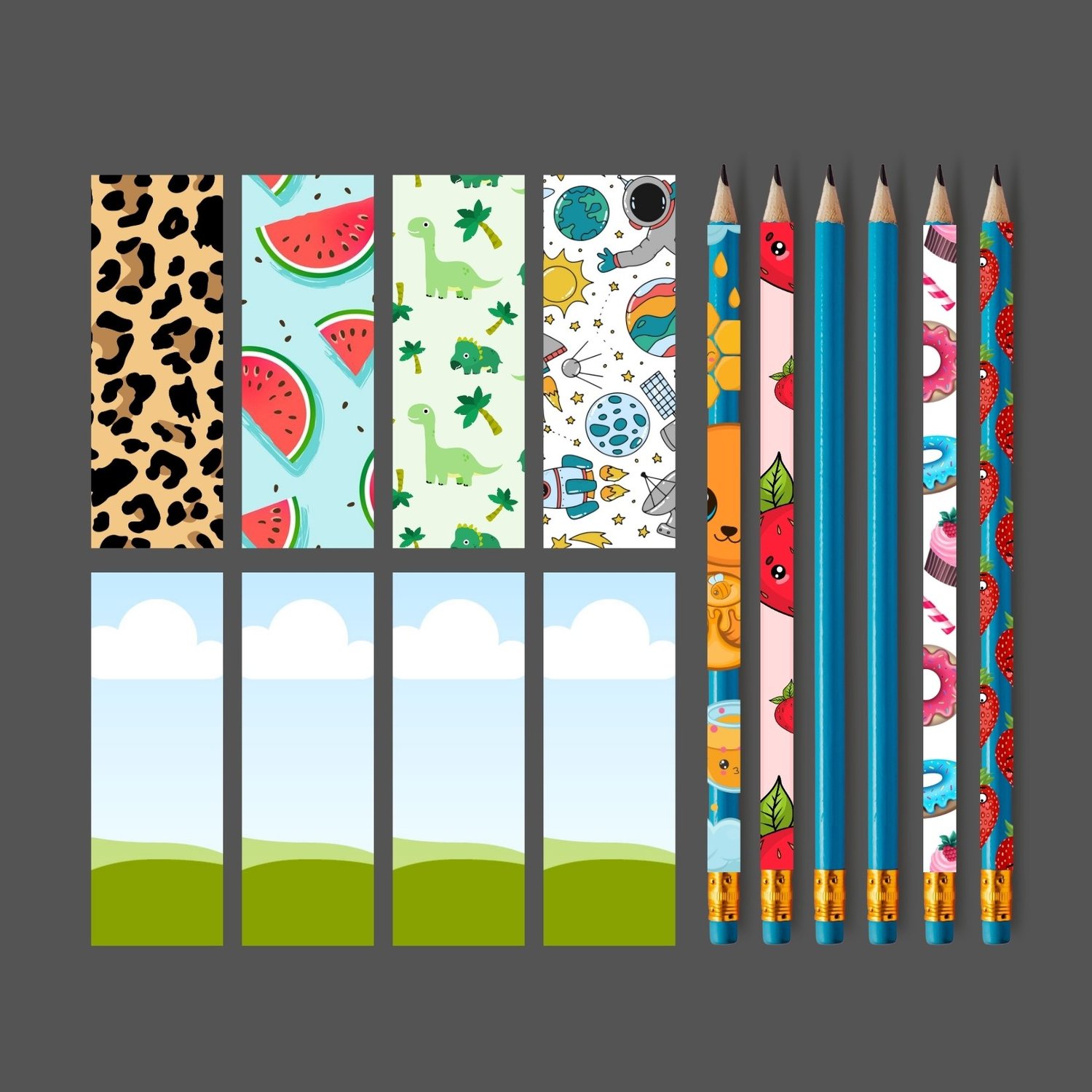 Editable Pencil Wraps – Drag & Drop, Easy-to-Use Printable Labels ...
