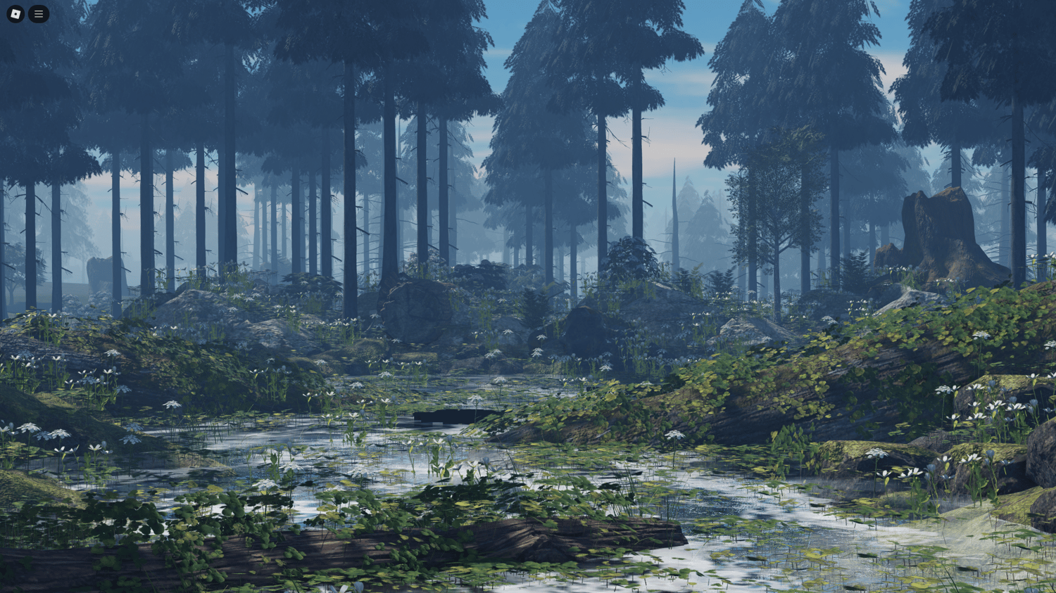 Large Realistic Forest Map – 8K Island Terrain for Roblox