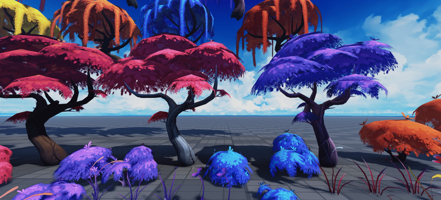 [FANTASY MEGAPACK] 200 Roblox Stylized Colorful Trees & Nature Assets Pack