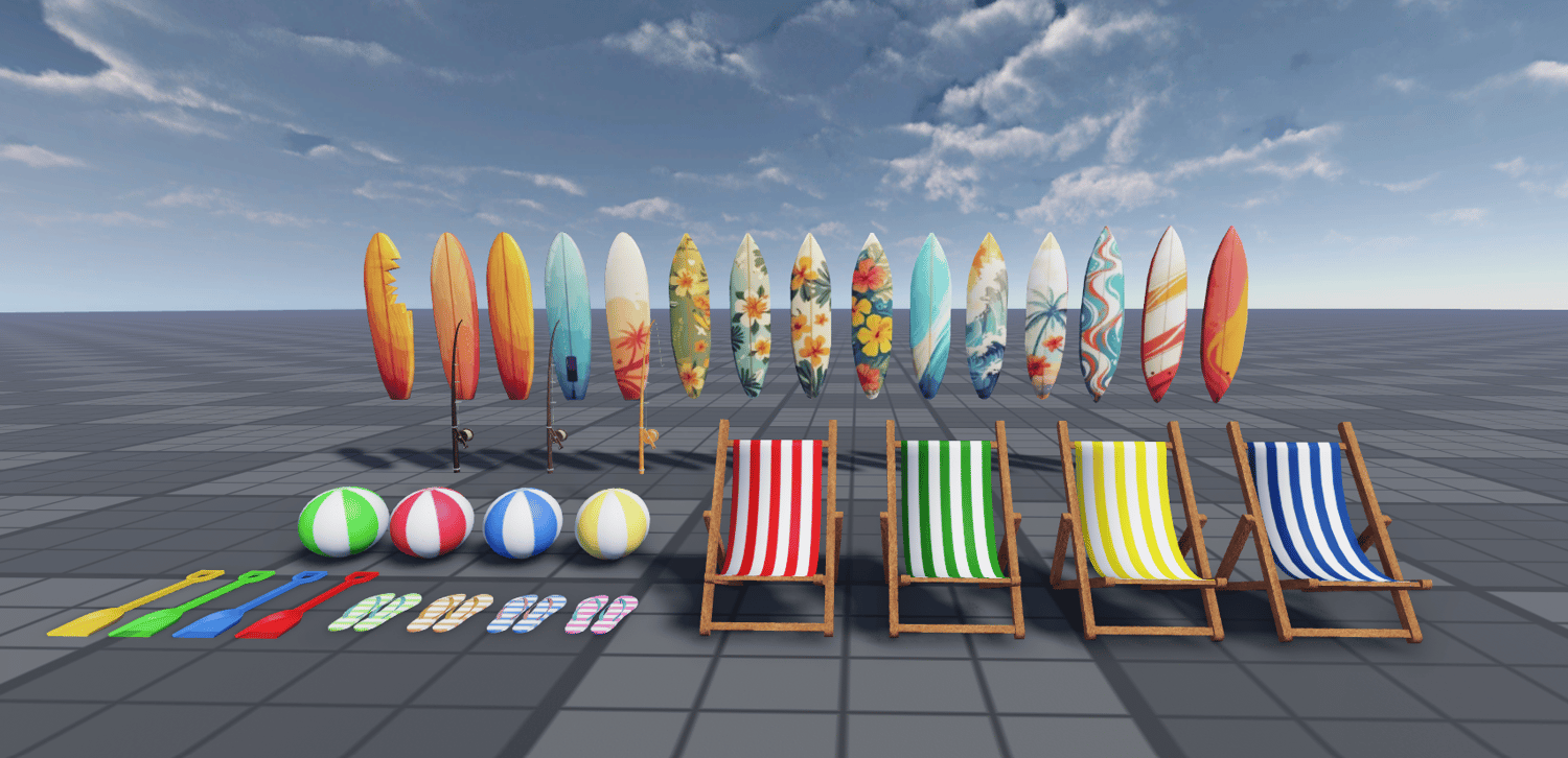 Roblox Stylized Aesthetic Kawaii-Inspired Assets Pack