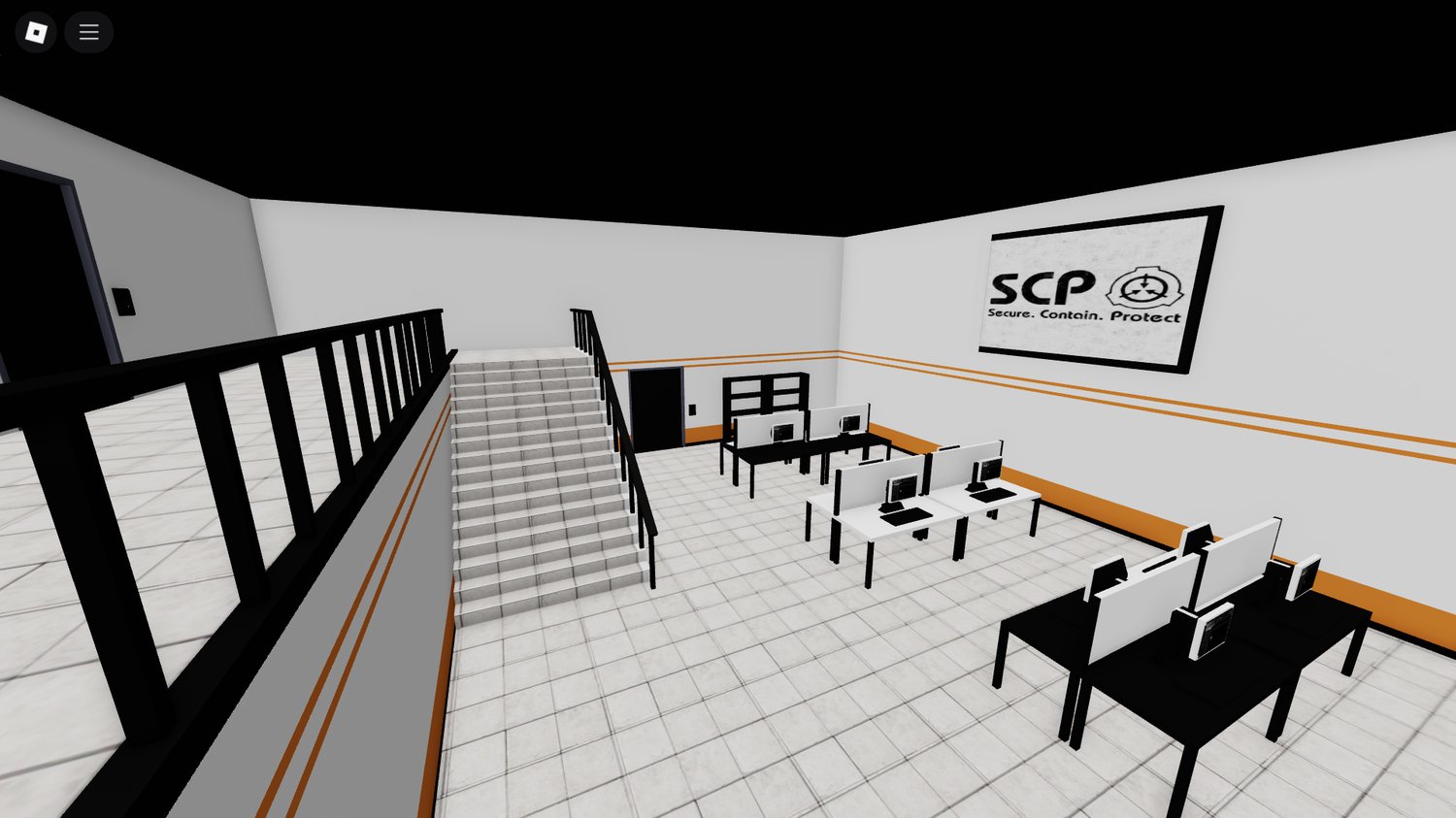 FREE SCP Office Room – Roblox Facility Build with Desks