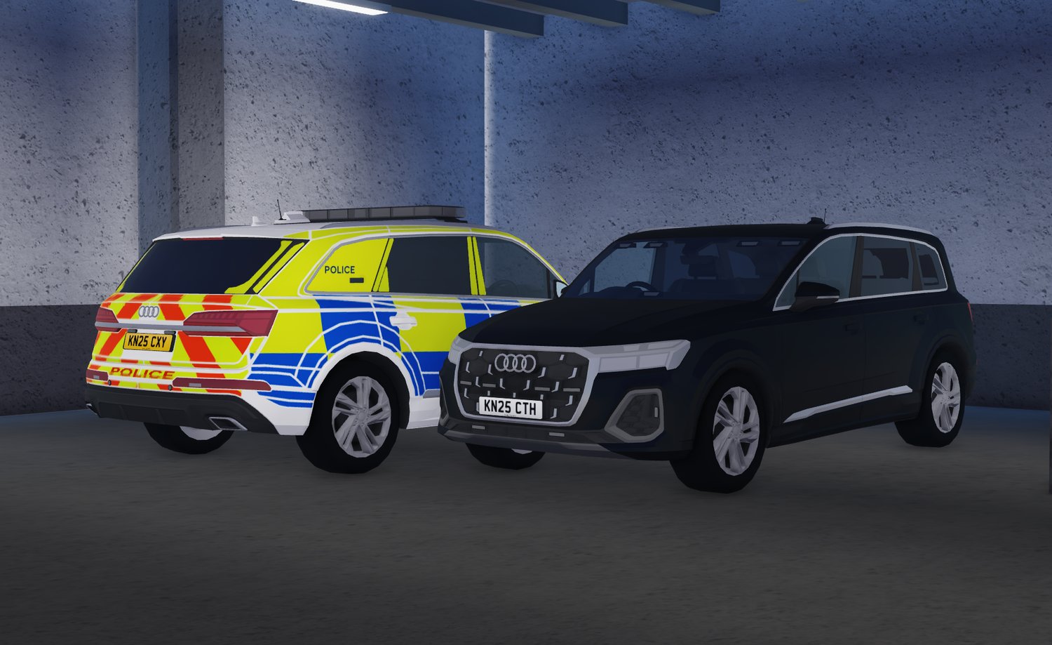 2025 Audi Q7 S-Line - Police