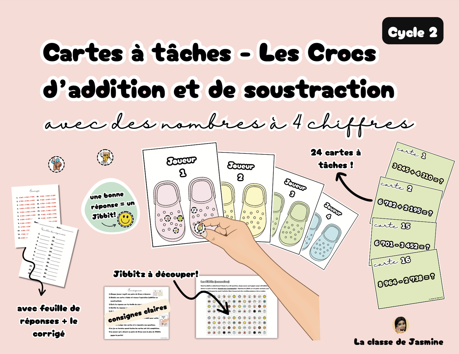 CAT – Les crocs d’addition et de soustraction (cycle 2) - Payhip