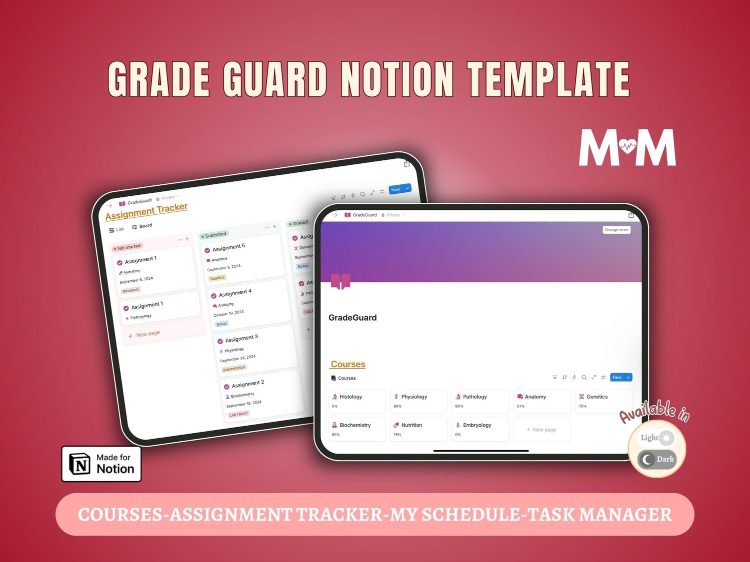 Grade guard notion template - Payhip