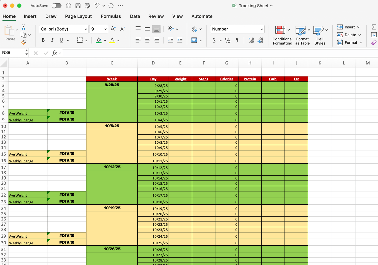 Tracking Sheet - Payhip