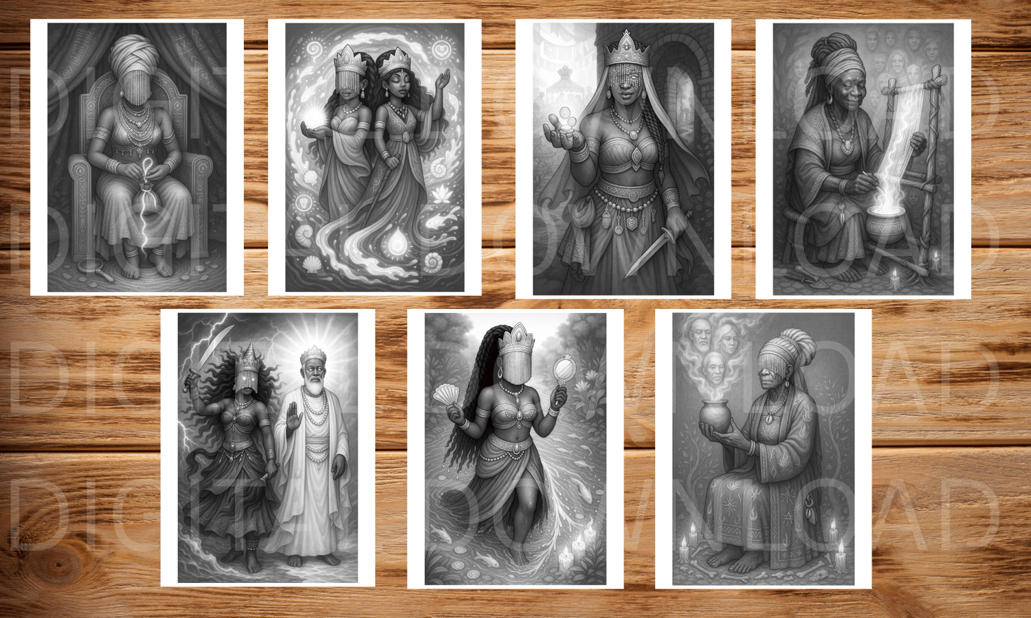 Mini Orisha Coloring Bundle - Payhip