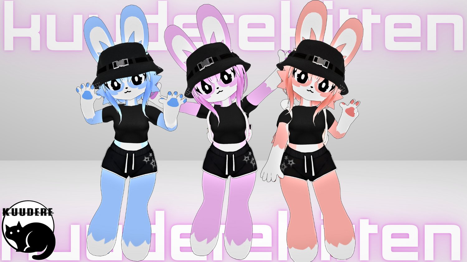 LF [OPTIMIZED] ChiBunny, RGB Chibi Bunny Avatar [SFW][PC/QUEST][VRCHAT ...