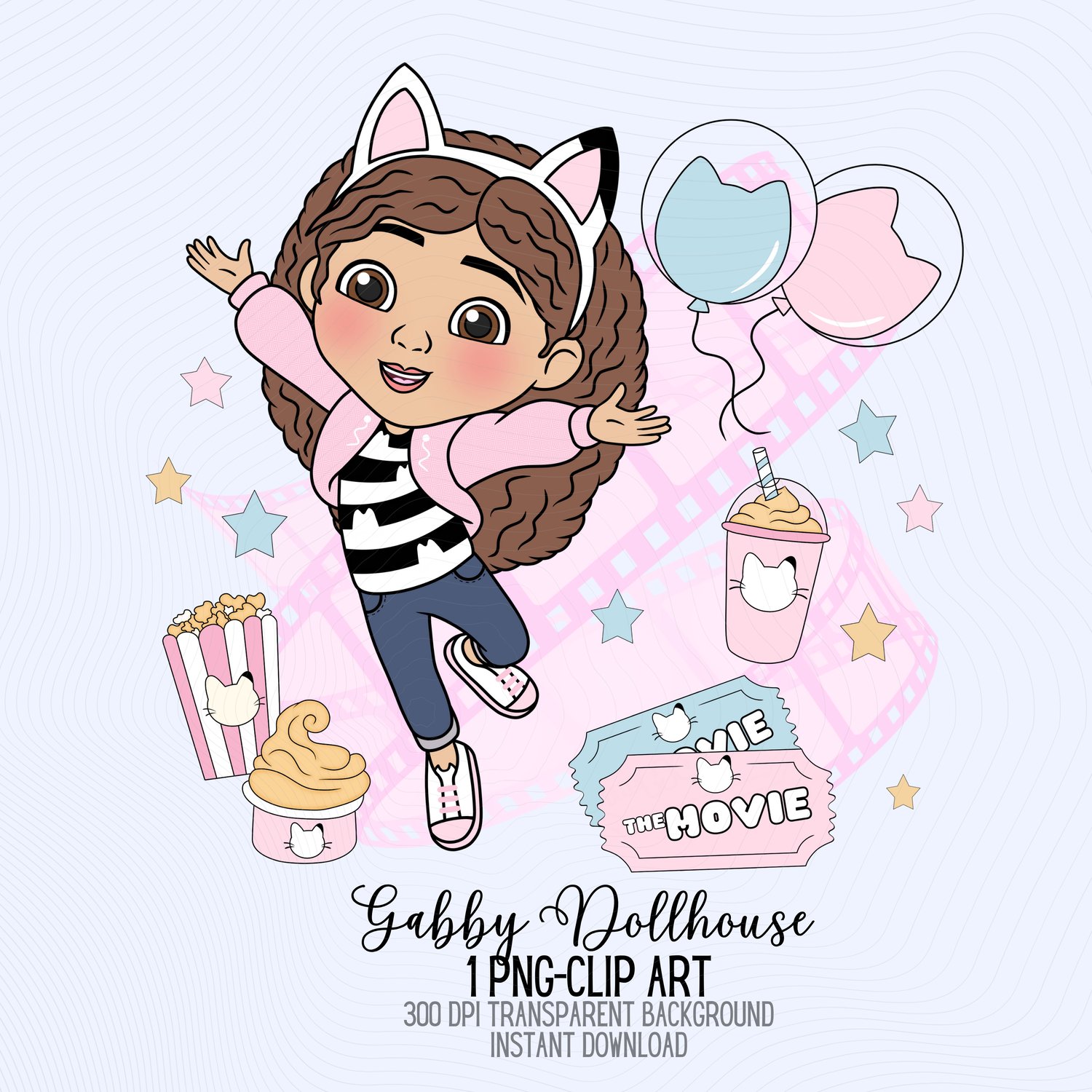 Gabby’s Dollhouse PNG, Gabby The Movie 2025 Clipart | PNG Digital ...
