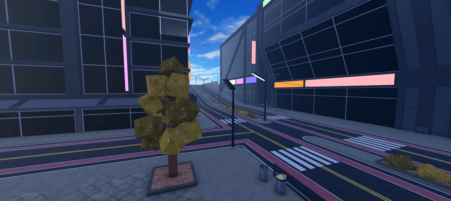Futuristic Cyberpunk City Roblox Map