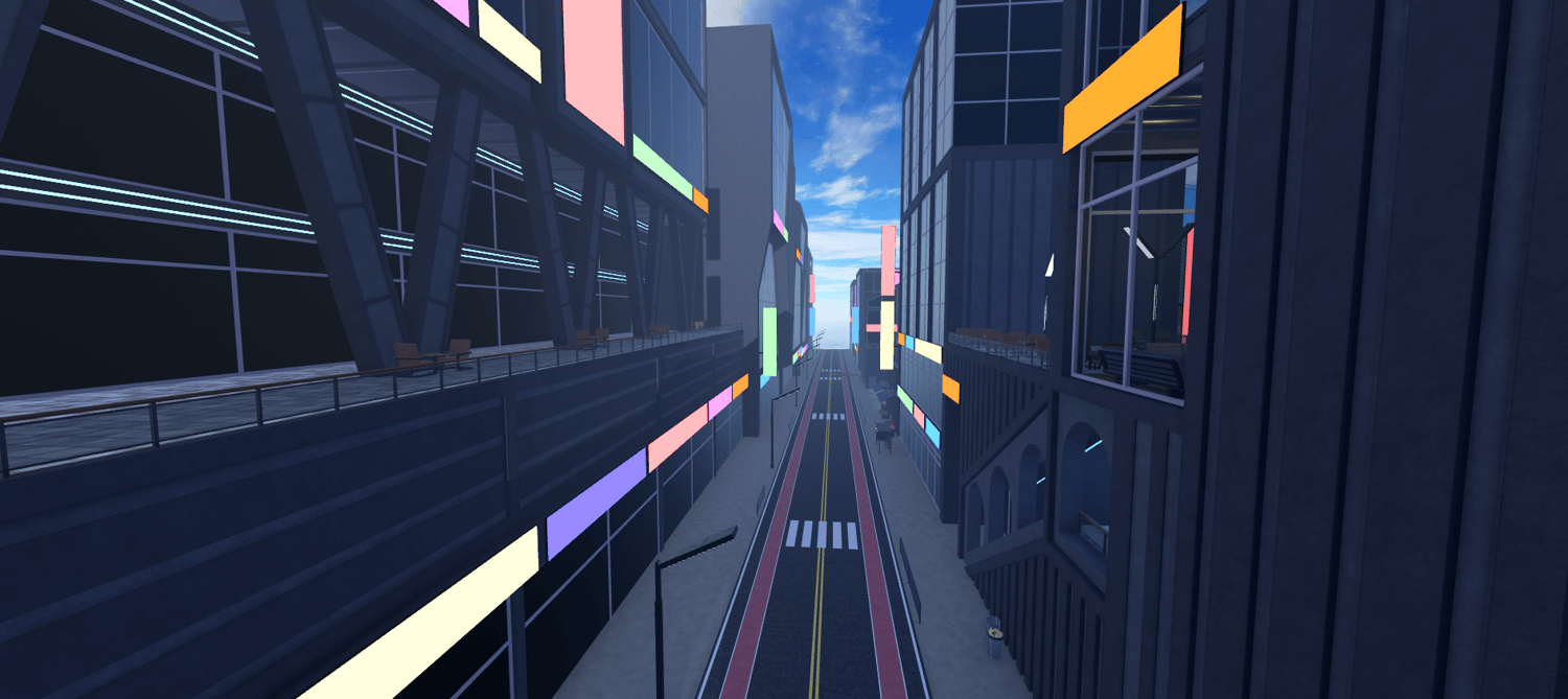 Futuristic Cyberpunk City Roblox Map
