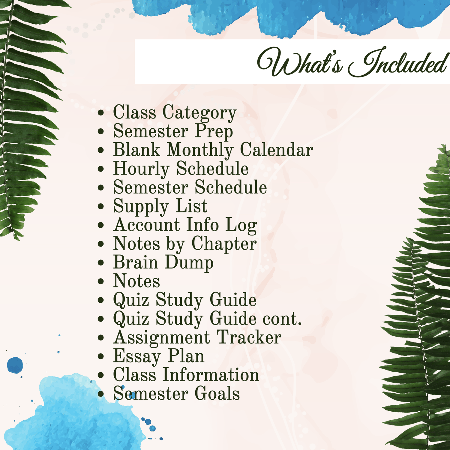 Undated Student Planner - Payhip