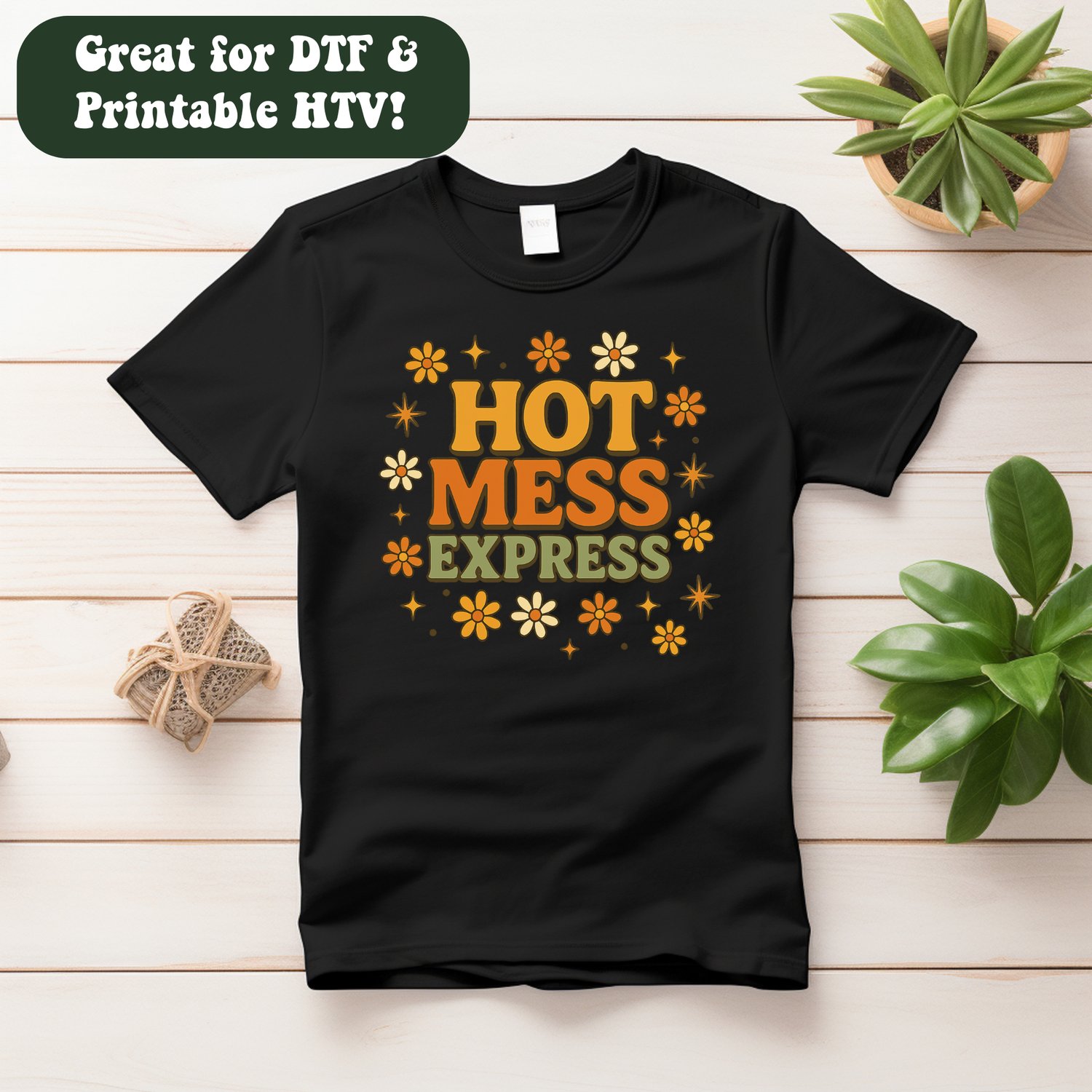 Hot Mess Express Retro PNG | Funny Sarcastic Quote Design for ...