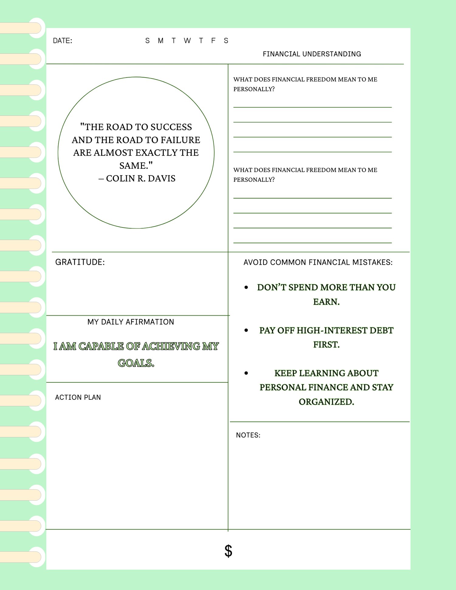 Money Mindset Planner: Build Wealth, One Day at a Time - Payhip