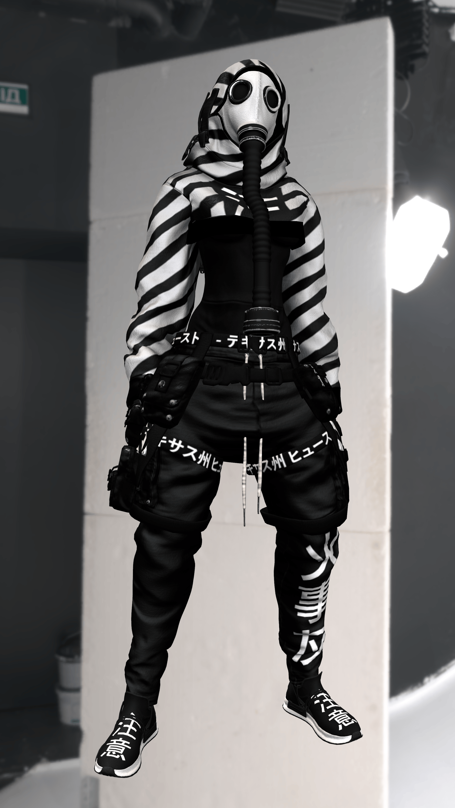 "Gassed Up" Male and Female (Scratch Avatar/PC/Green) 2025 VRChat Avatar