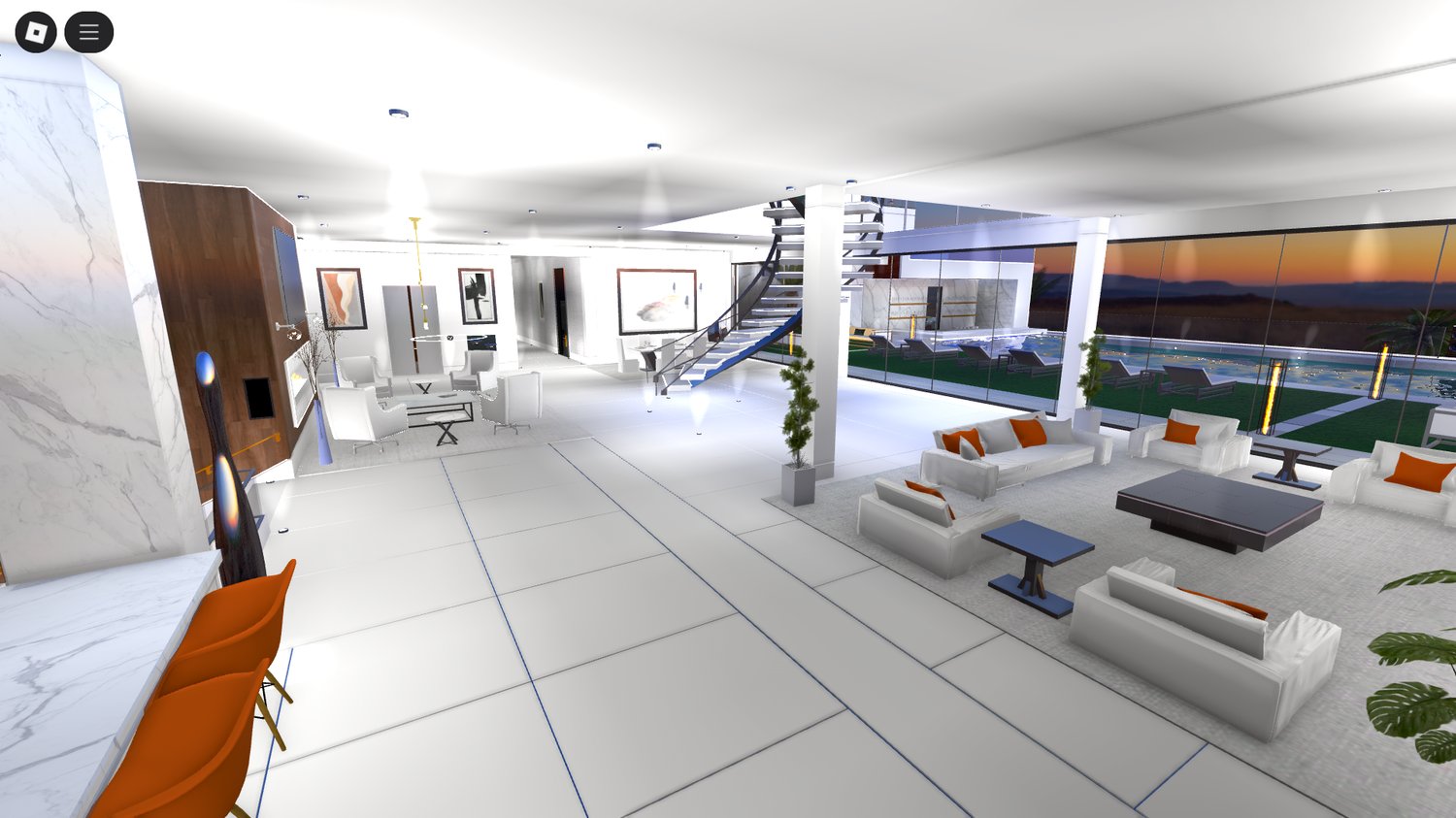 Modern House – Luxury Enterable Roblox Mansion