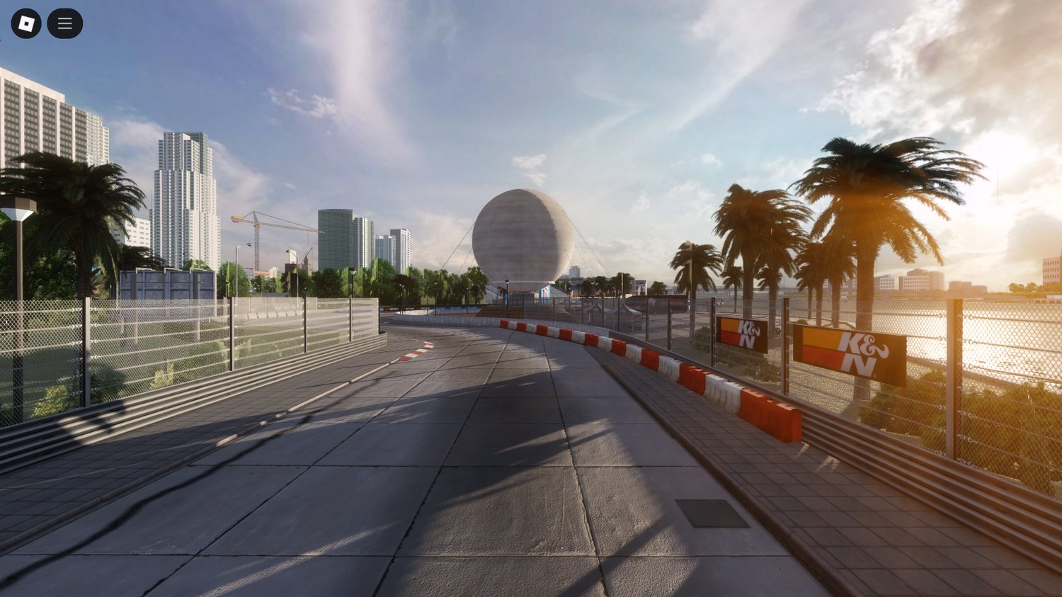 Miami Bayside Street Circuit – Roblox Racing Map