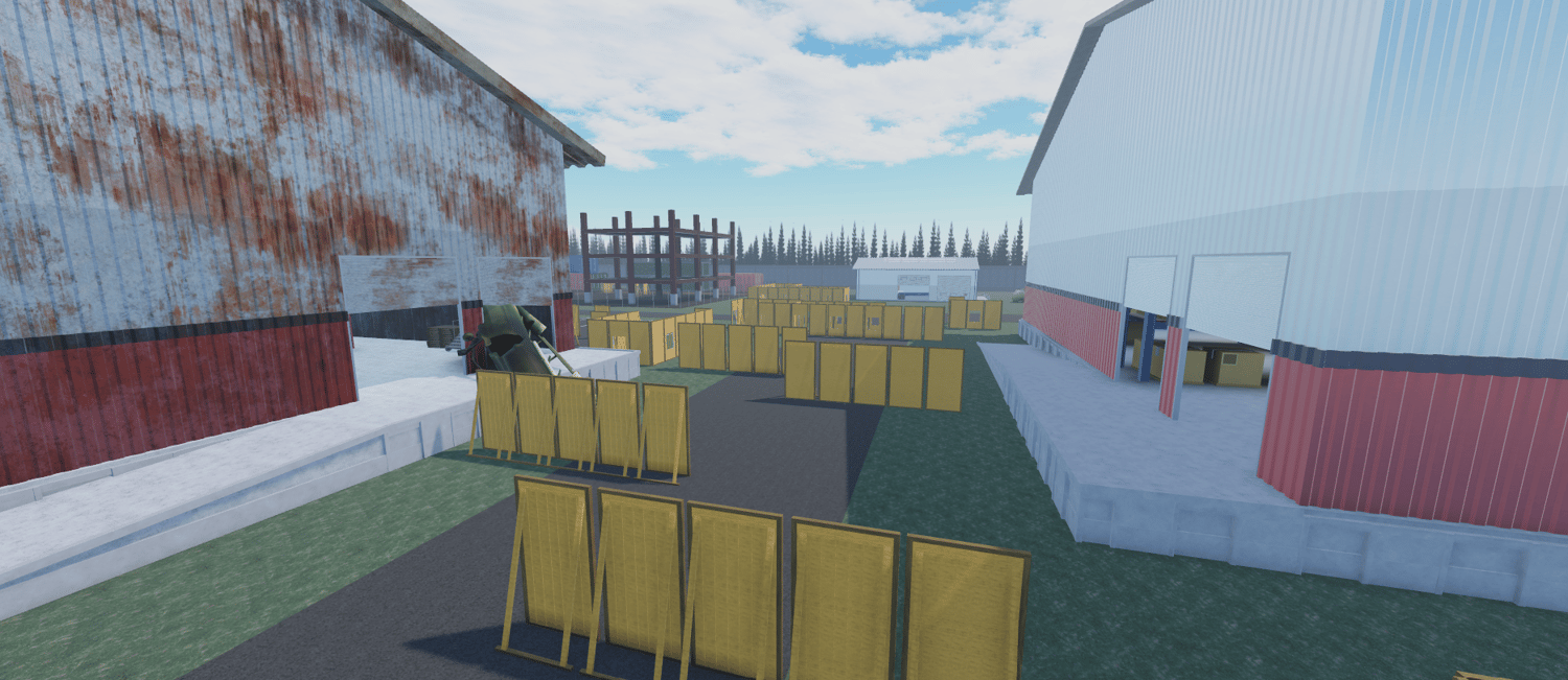 Roblox FPS PVP Combat Map – Construction Site Arena