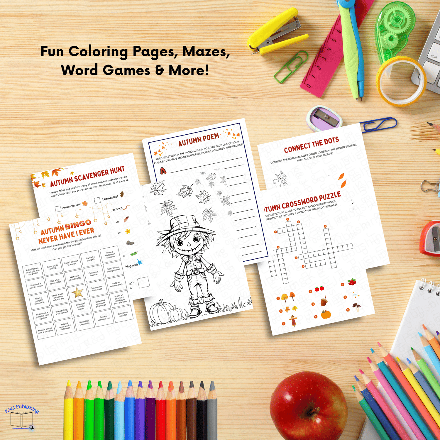 Hello Autumn Activity Book for Kids - Payhip