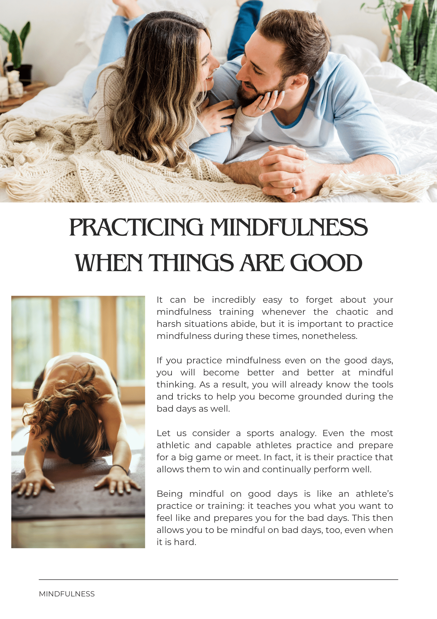 Mindfulness Workbook