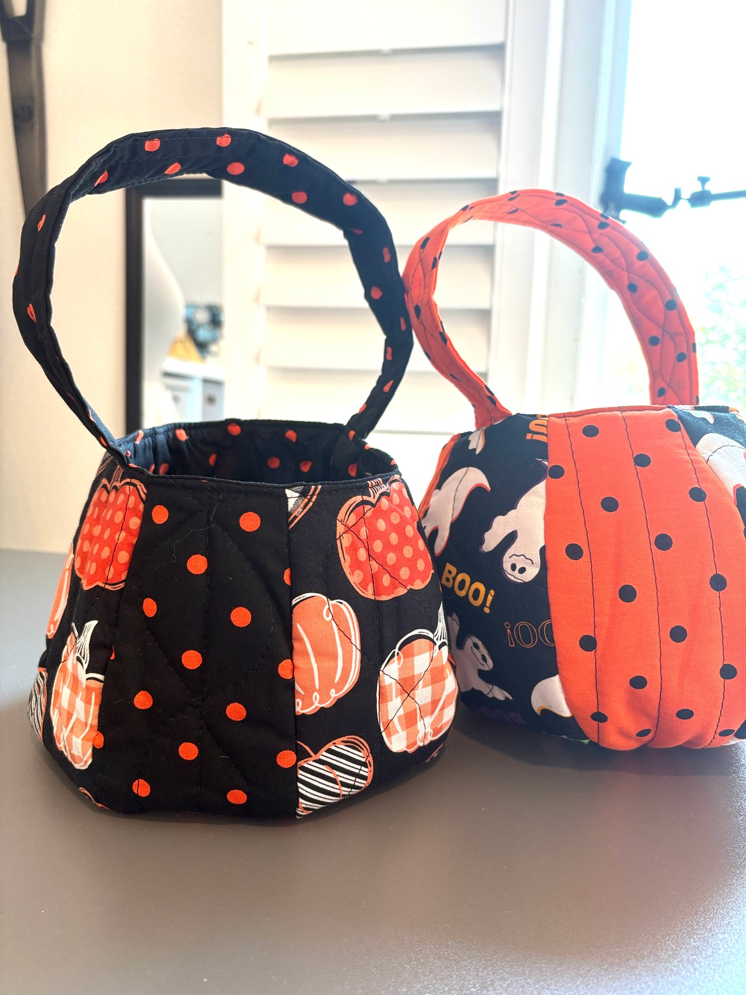 🎃 DIY Quilted Pumpkin Tote Bag -Sewing Pattern Tutorial 🎃