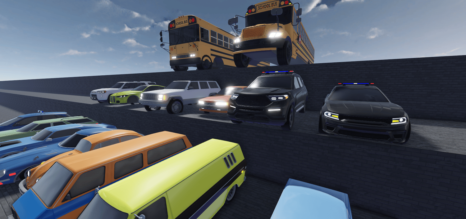 Ultimate Roblox Vehicle Pack – 18 Realistic Cars, Buses & Police Vehicles