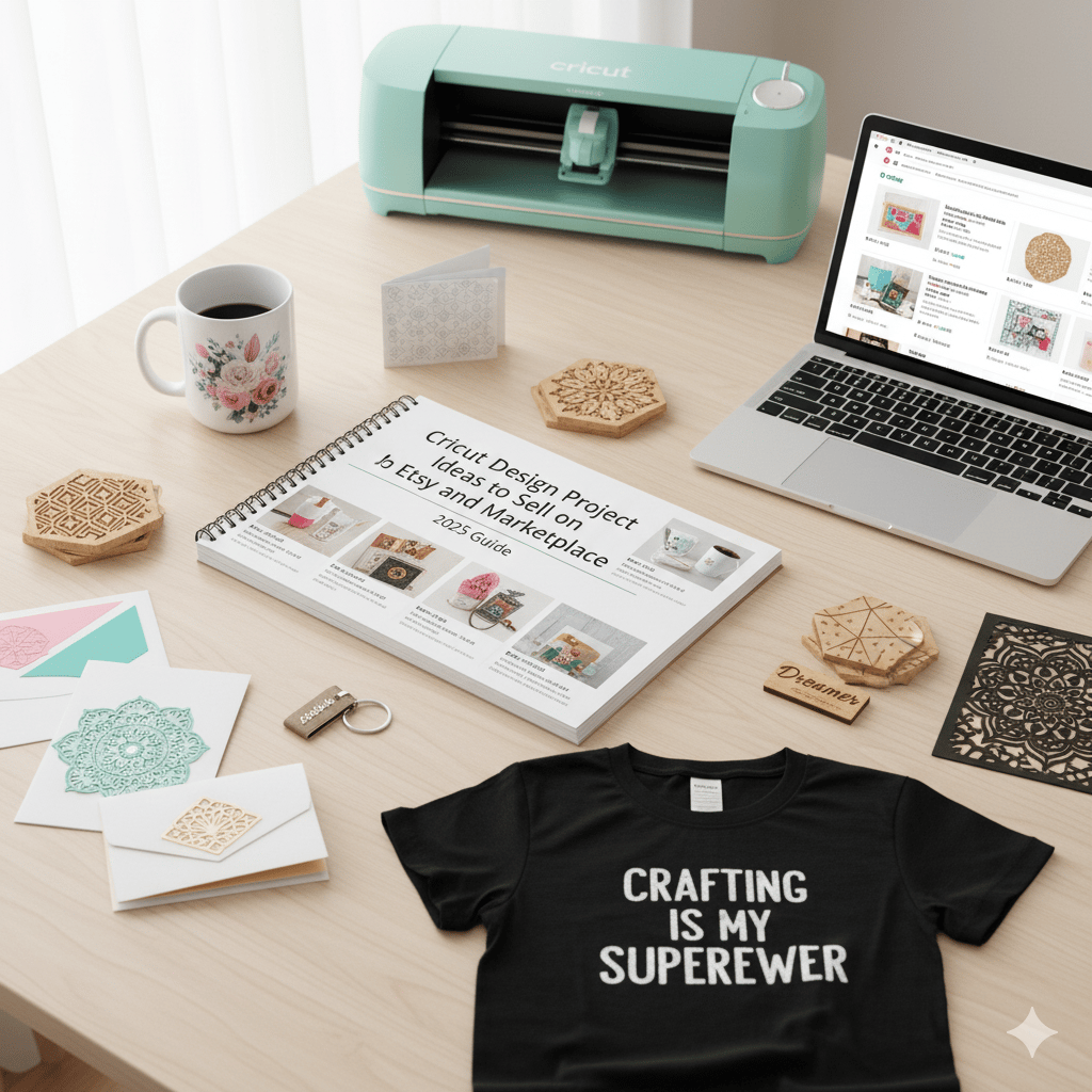 Cricut Design Project Ideas to Sell on Etsy and Marketplace (2025 Guide)