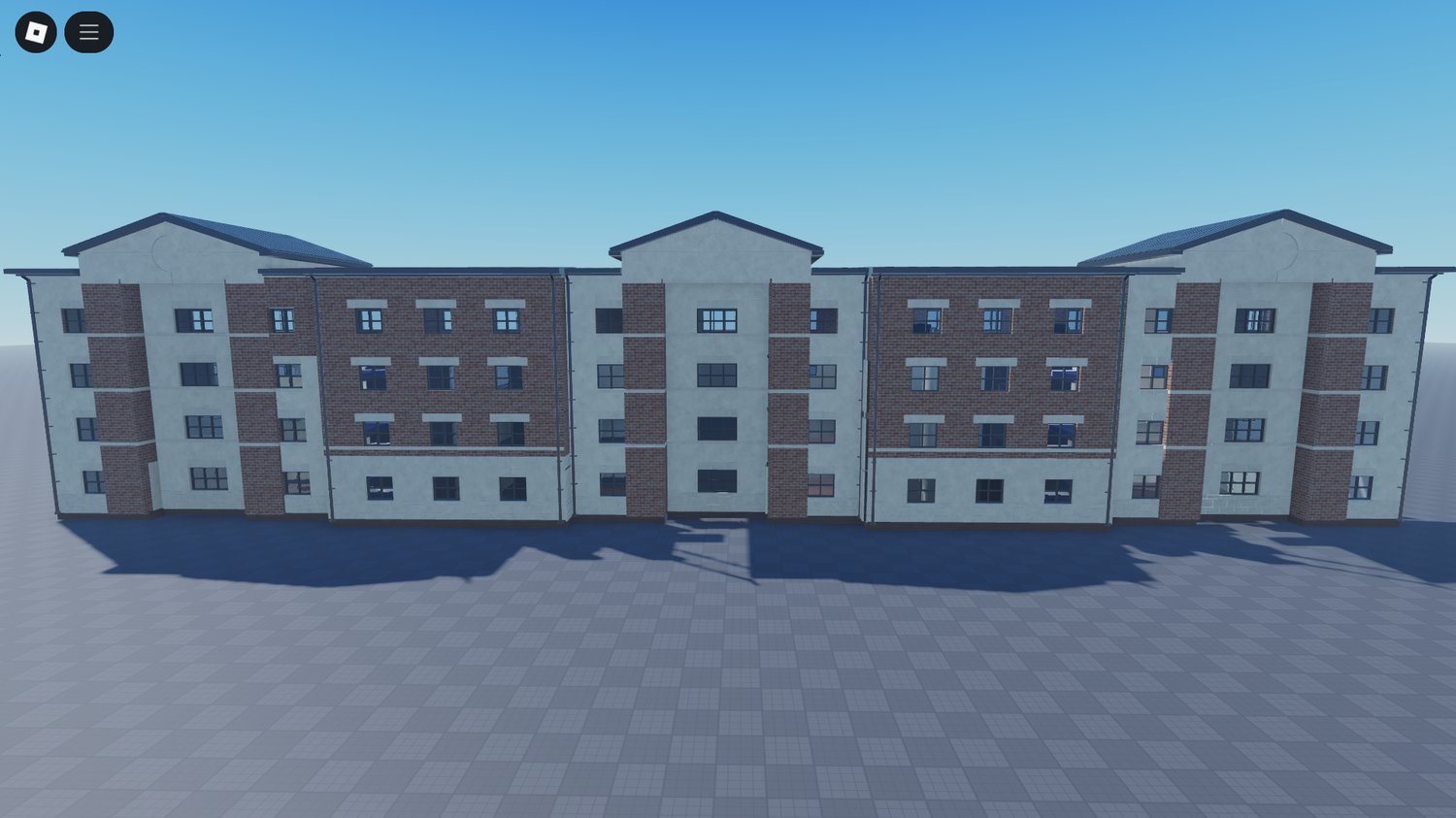 FREE Apartments & Dorms Building – Roblox Enterable Residential Asset