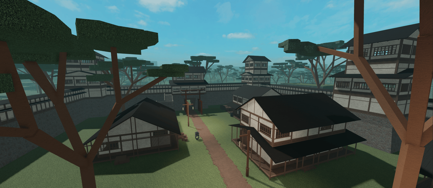 Roblox Medieval Blocky Japanese Map – Feudal Samurai Village Build for ...