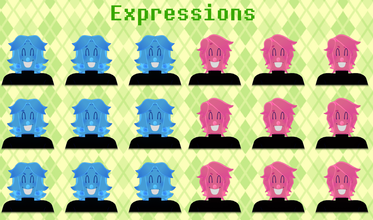Pink & Blue Addison VRChat Avatar - Deltarune - Payhip
