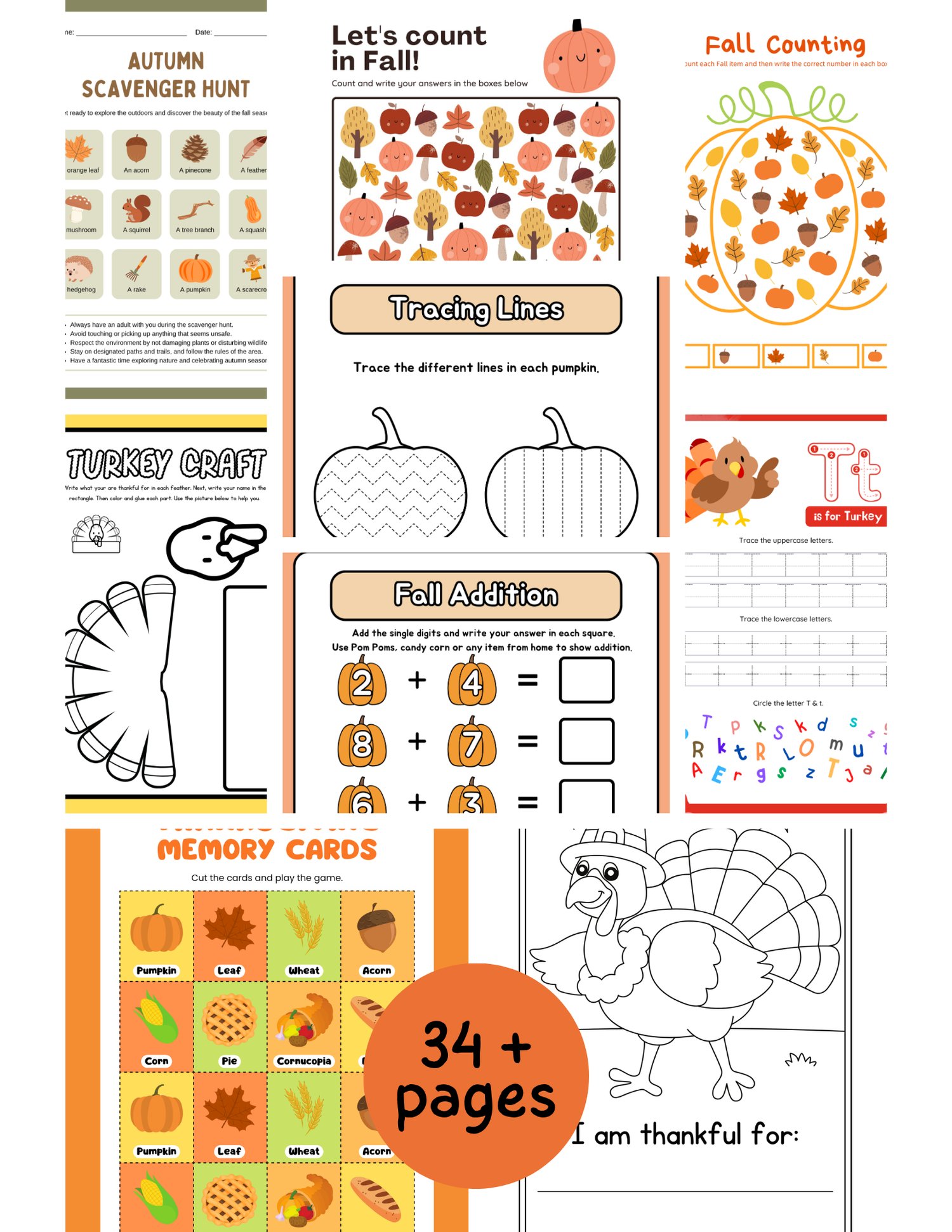 November Learning & Thanksgiving Activity Bundle🍁 - Payhip