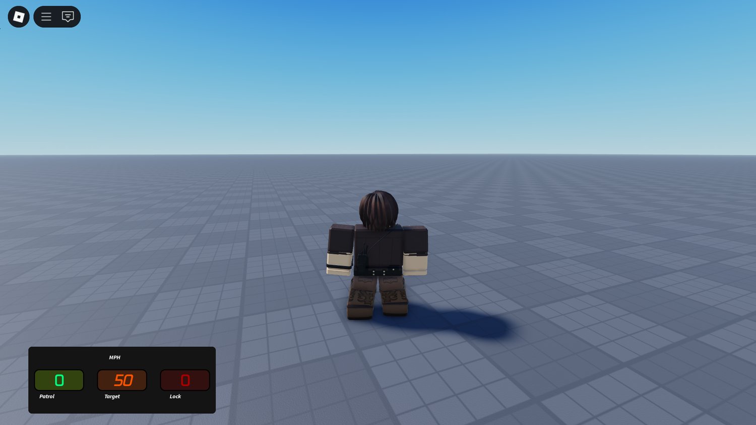 Police Radar System – Roblox Speed Monitoring UI