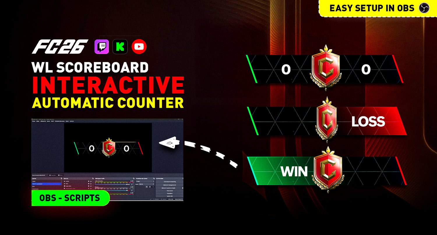 FC26 Stream Overlays – Starter Guide & Scoreboard | Nanocrea