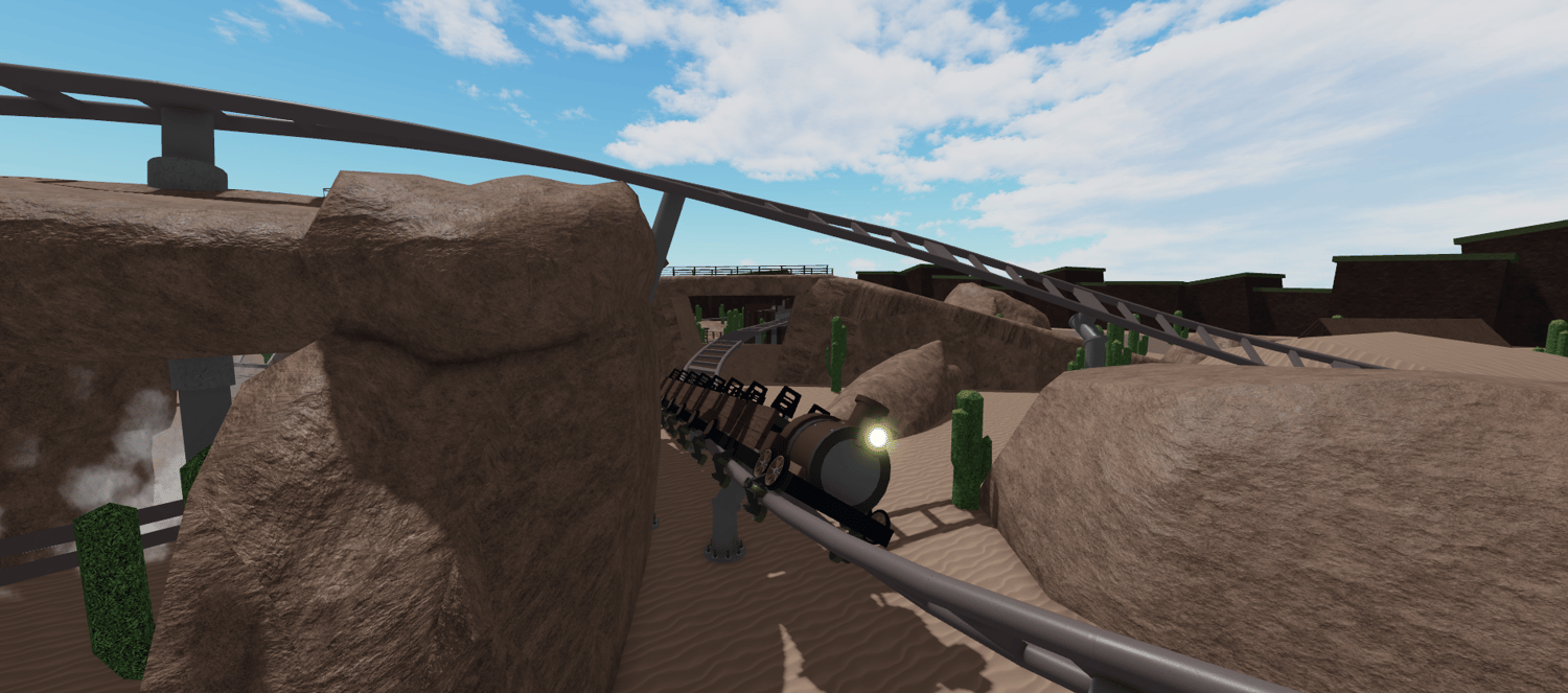 [FULLY SCRIPTED] The Rocky Express Roblox RollerCoaster Game