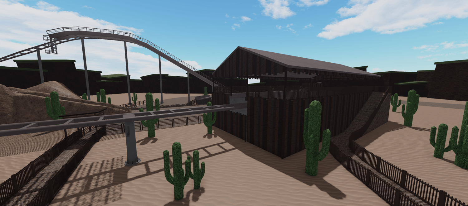 [FULLY SCRIPTED] The Rocky Express Roblox RollerCoaster Game