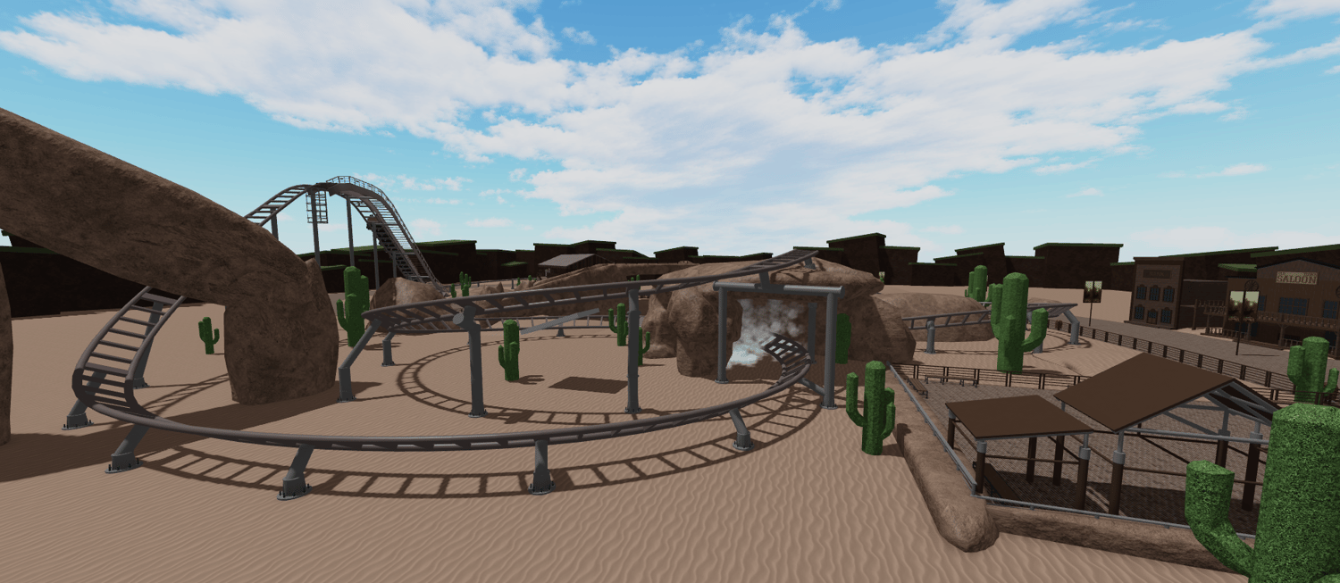 [FULLY SCRIPTED] The Rocky Express Roblox RollerCoaster Game