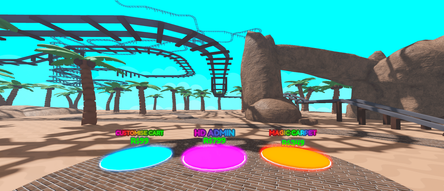 [SCRIPTED] Roblox Cart Ride Obby Template Game