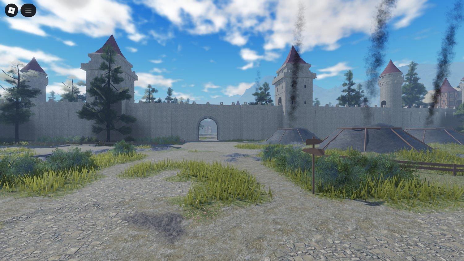 Medieval Fantasy Village & Castle – Roblox High-Fantasy World Map