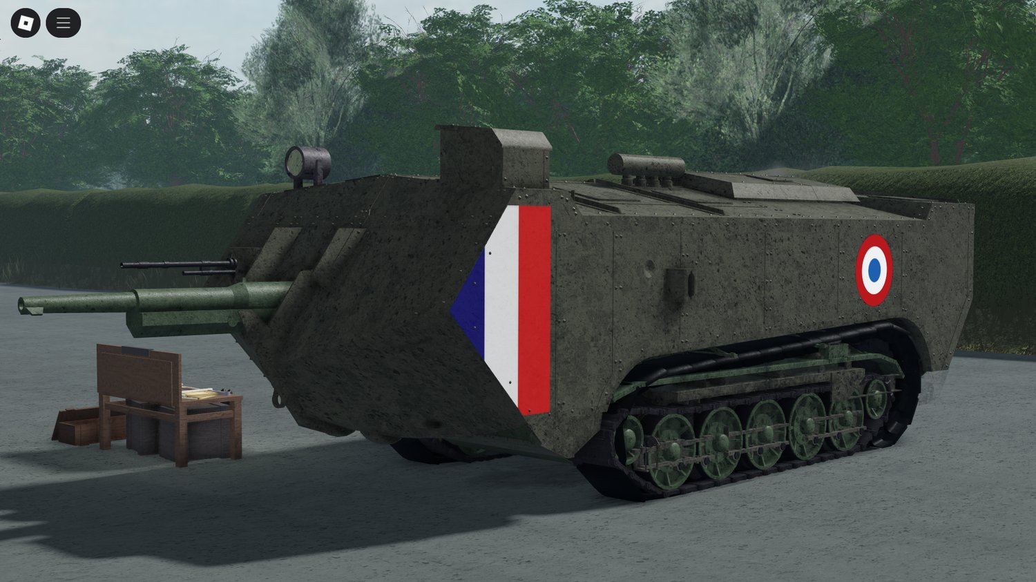 Saint-Chamond Assault Tank – Roblox Functional Armored Vehicle System