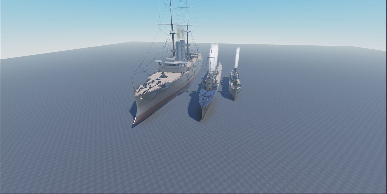 FREE WW1 and WW2 Warships Collection – Roblox Naval Combat Pack