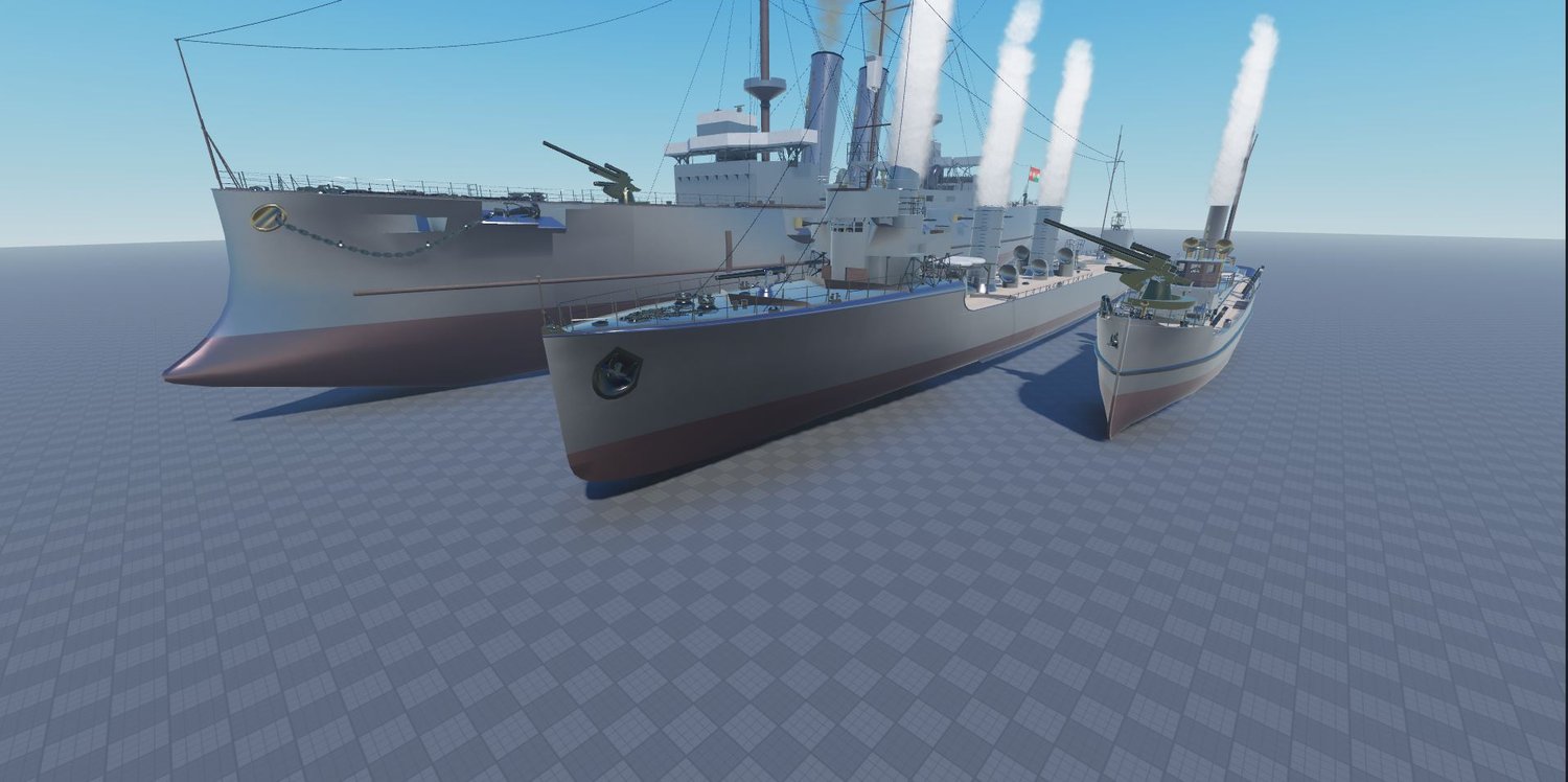 FREE WW1 and WW2 Warships Collection – Roblox Naval Combat Pack
