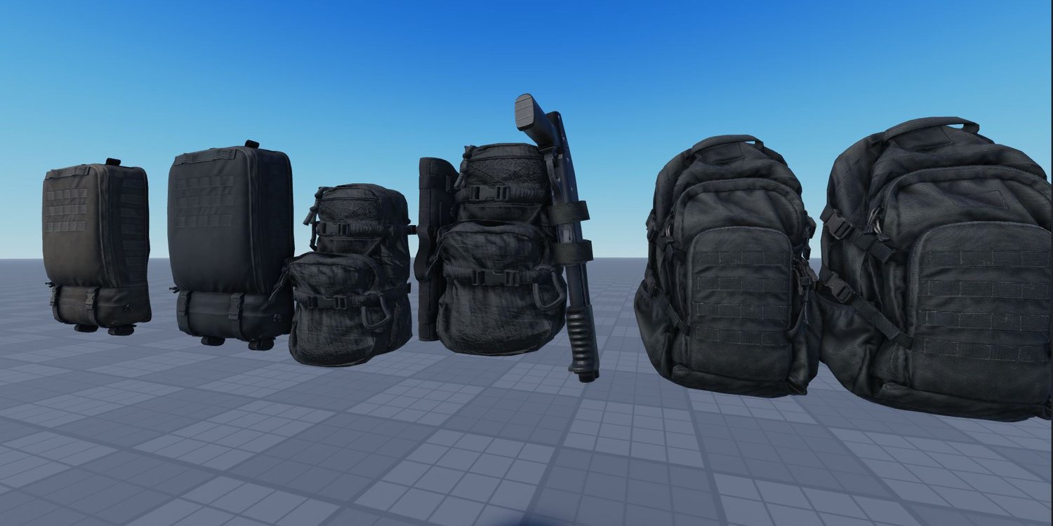 FREE Backpack Collection – Roblox Survival and Roleplay Accessories