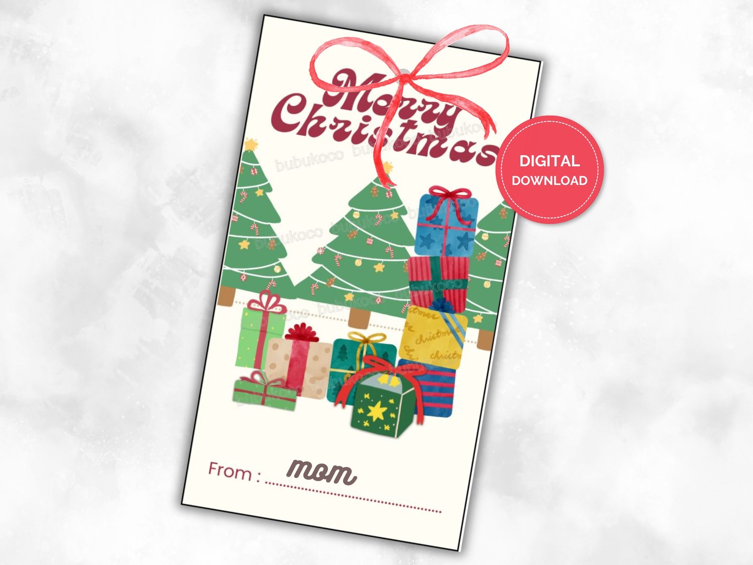 Haphazard Xmas Presents Gift Tags - Payhip
